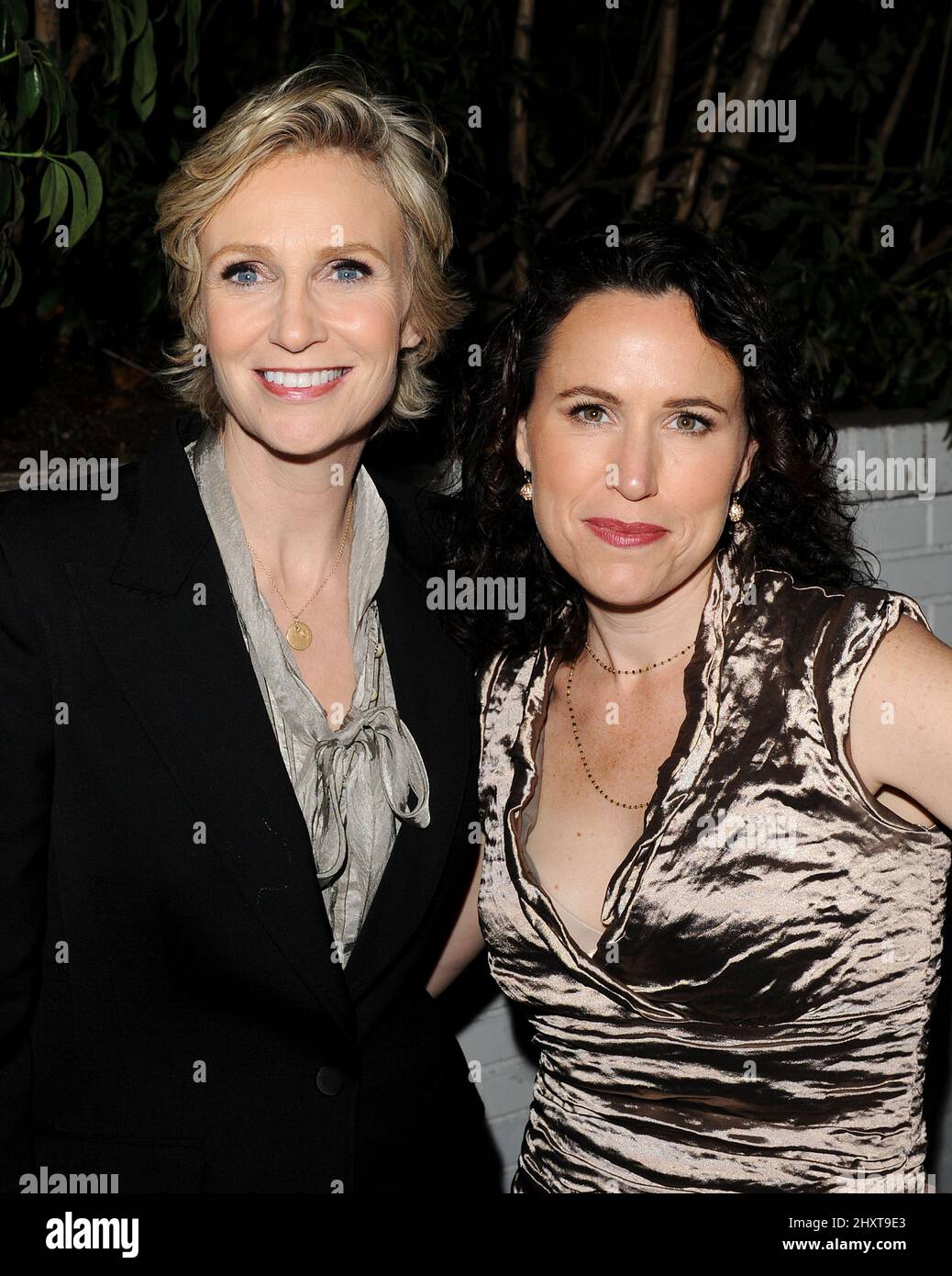 Jane Lynch and Lara Embry at EW's 2011 Pre Screen Actors Guild Awards ...