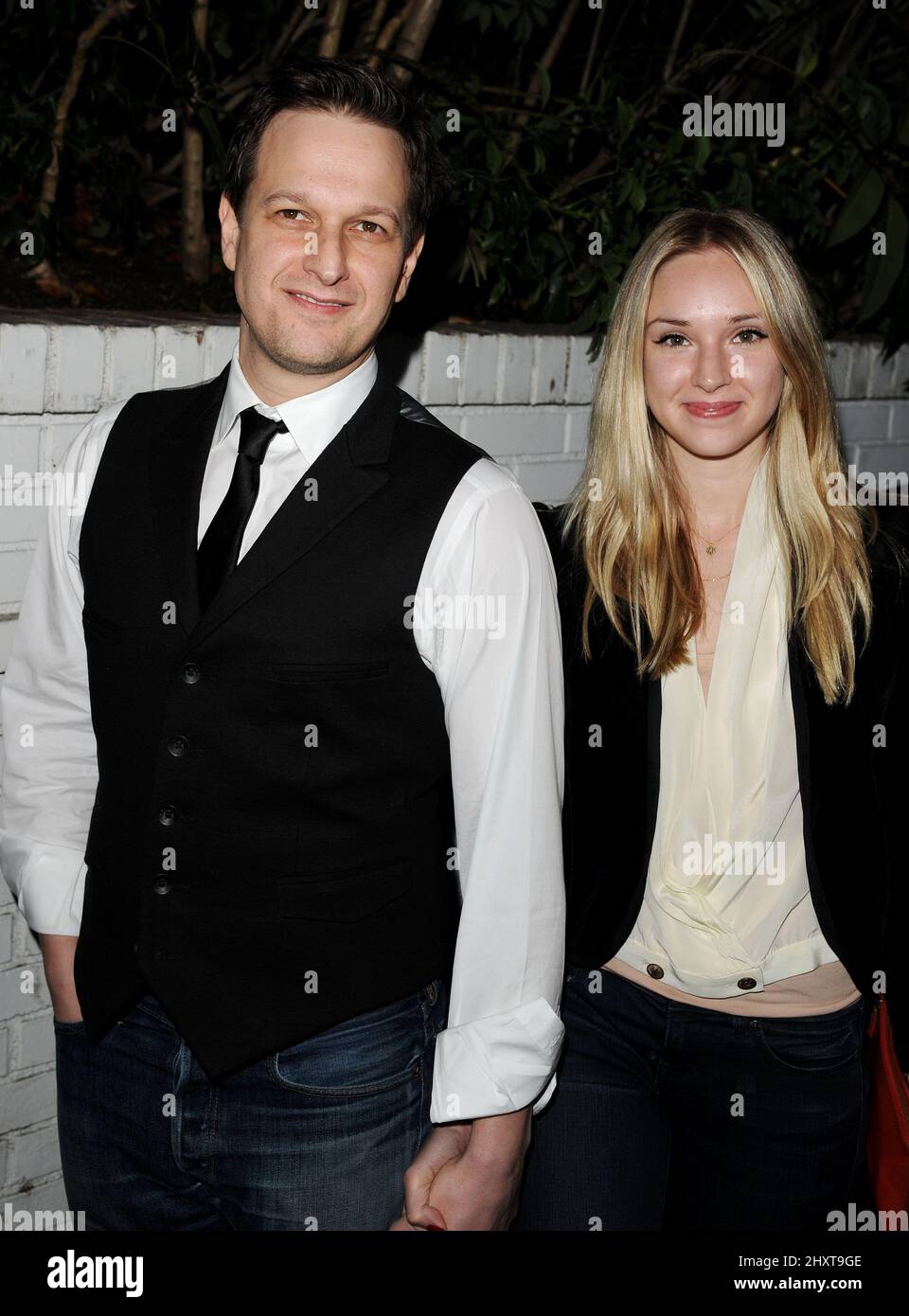 Josh Charles and Sophie Flack arriving at EW's 2011 Pre Screen Actors ...