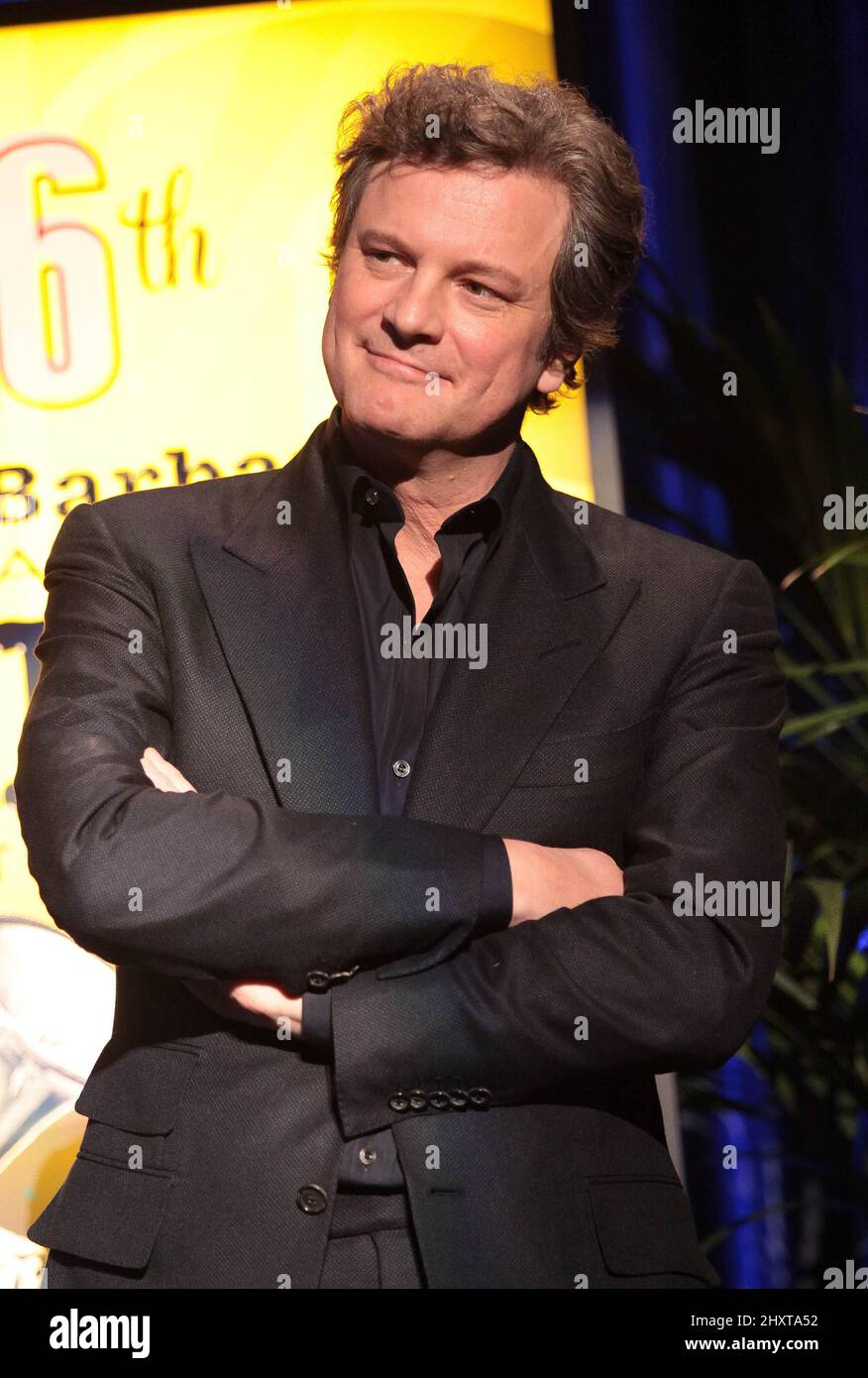 Colin Firth at an event where Geoffrey Rush was honored with the ...