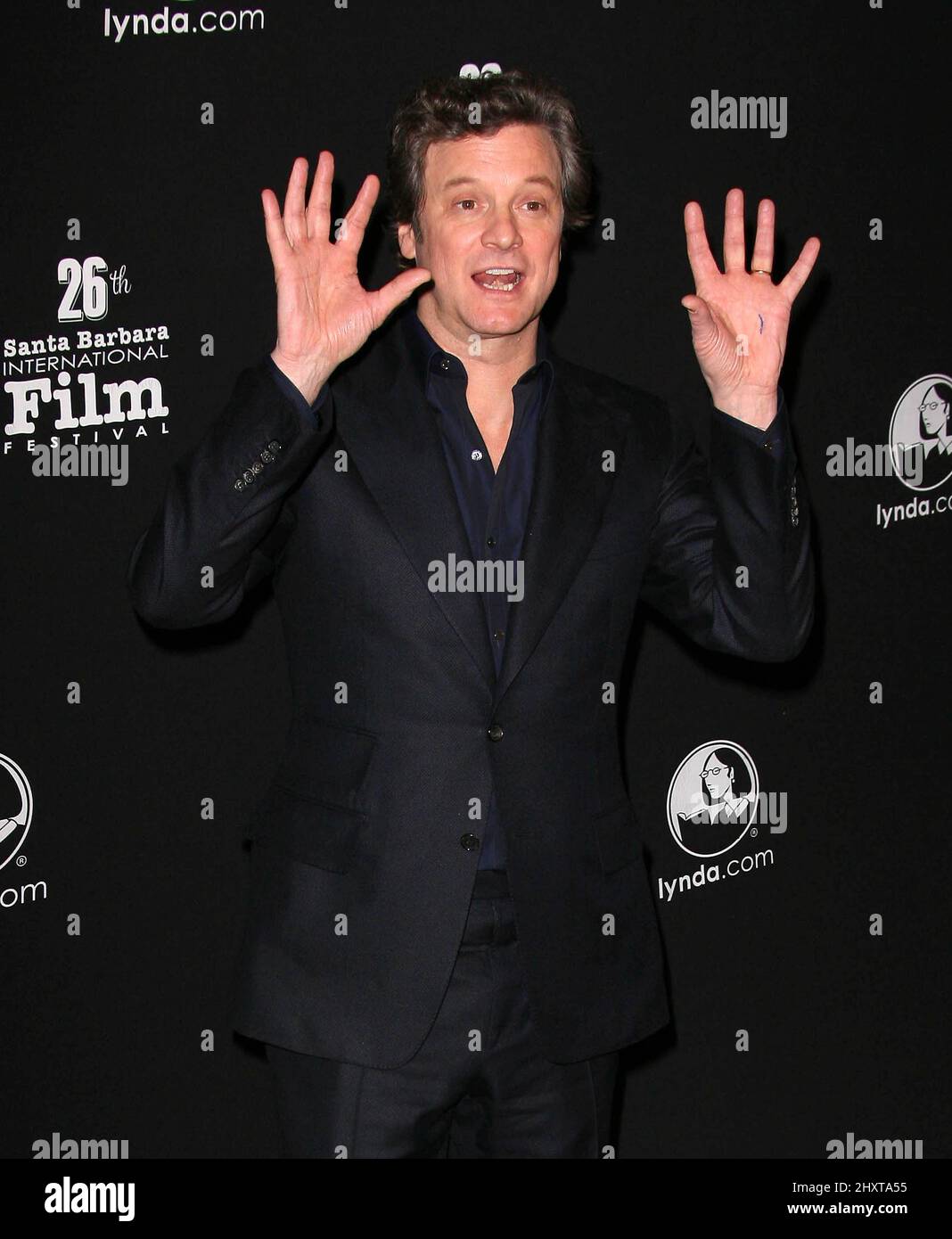 Colin Firth at an event where Geoffrey Rush was honored with the ...