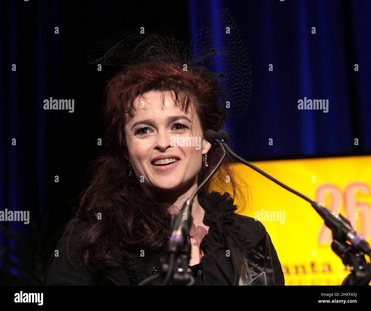 Helena Bonham Carter at an event where Geoffrey Rush was honored with ...