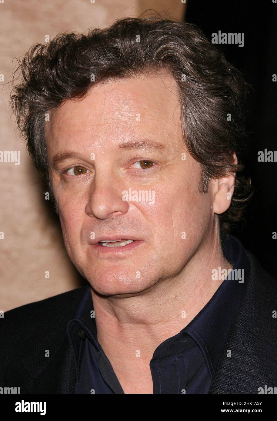 Colin Firth at an event where Geoffrey Rush was honored with the ...