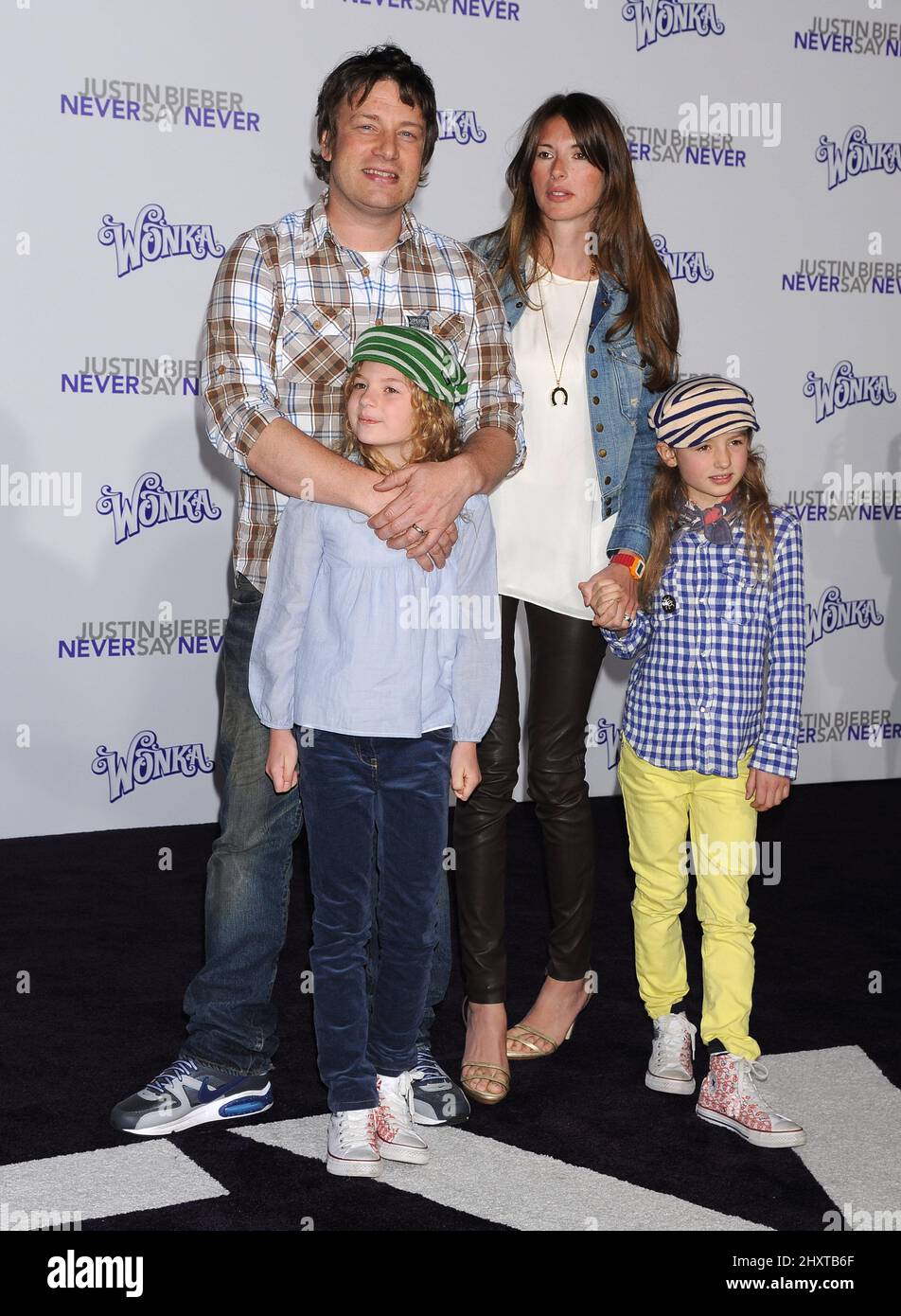 Jamie Oliver, wife Juliette Norton, daughters Poppy Oliver and Daisy ...