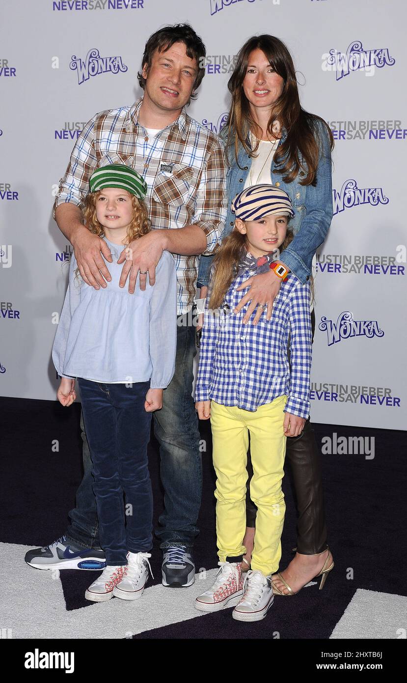 Jamie Oliver, wife Juliette Norton, daughters Poppy Oliver and Daisy ...