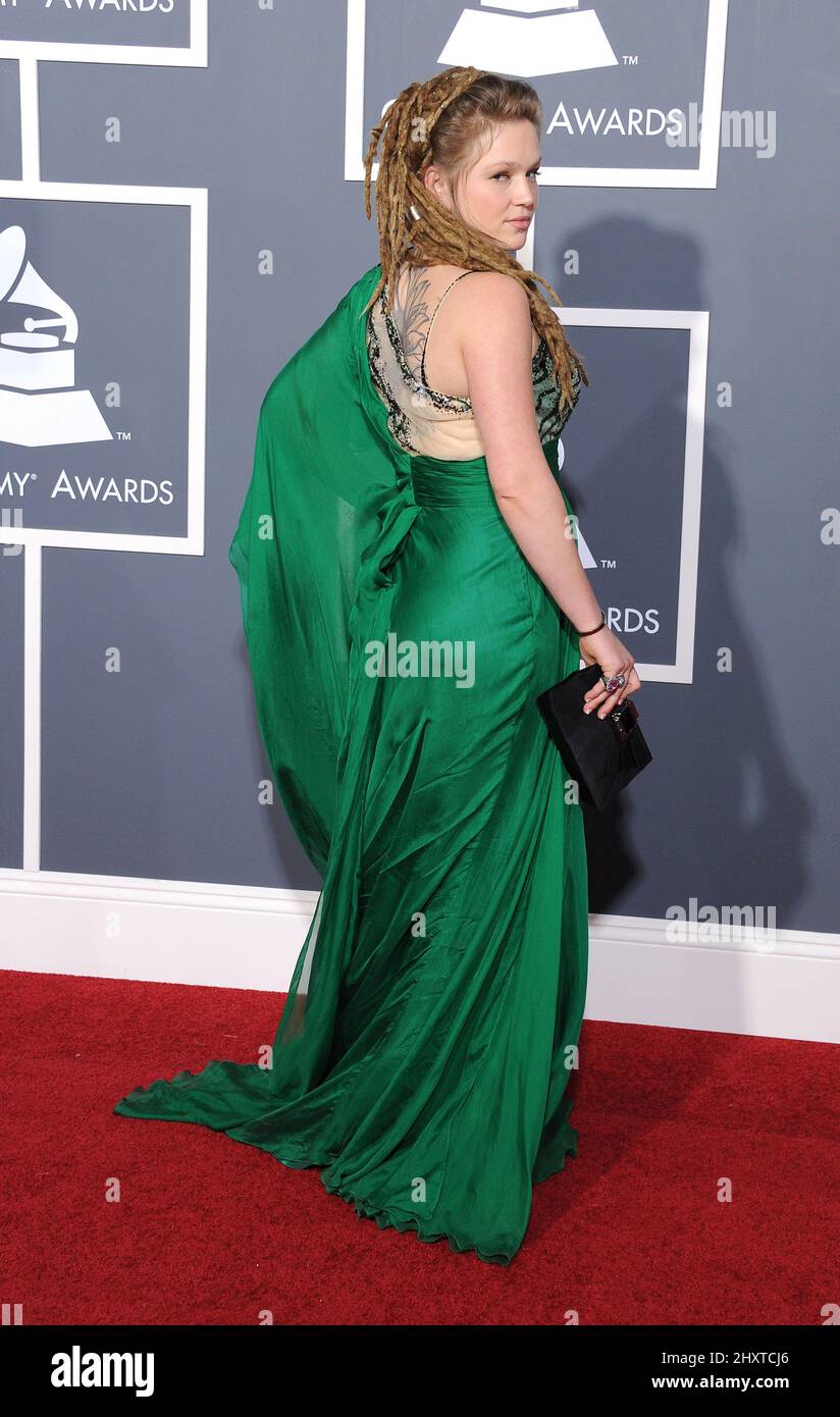 Crystal Bowersox arriving at the 53rd Annual Grammy Awards held at the ...