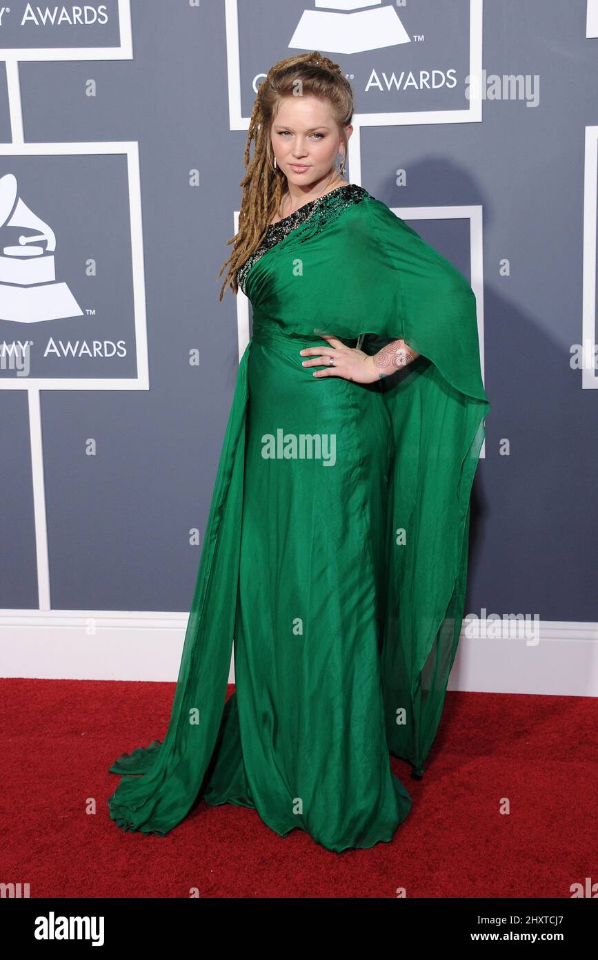 Crystal Bowersox arriving at the 53rd Annual Grammy Awards held at the ...
