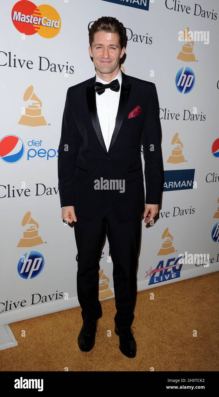 Matthew Morrison arrives at the Pre-Grammy Gala & Salute to Industry ...