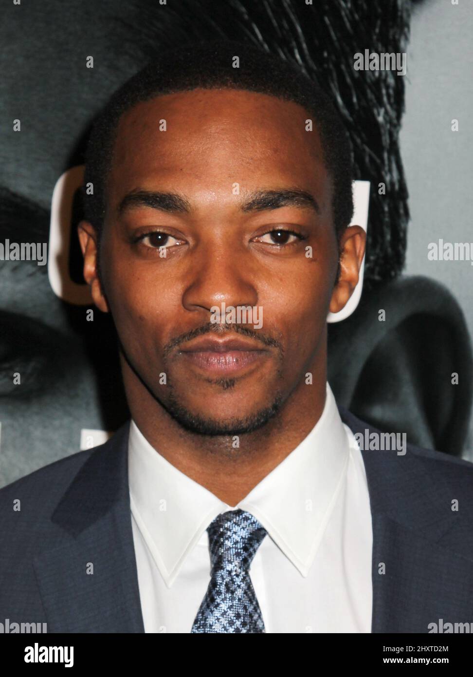 Anthony Mackie at "The Adjustment Bureau" premiere held at the Ziegfeld ...