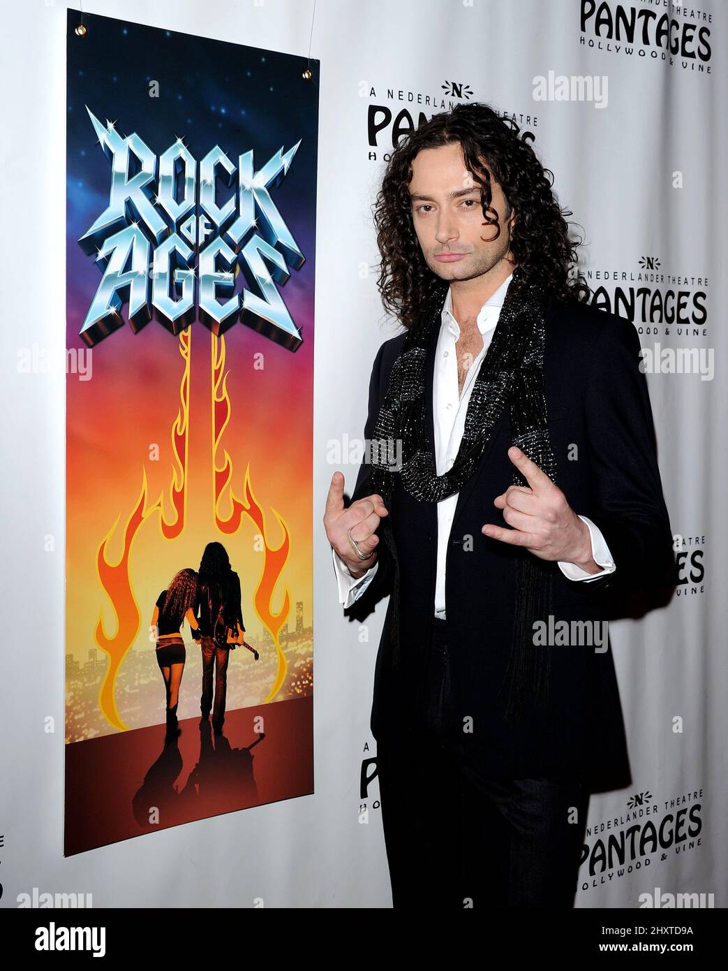 Constantine Maroulis attending the "Rock Of Ages" Opening Night held at ...