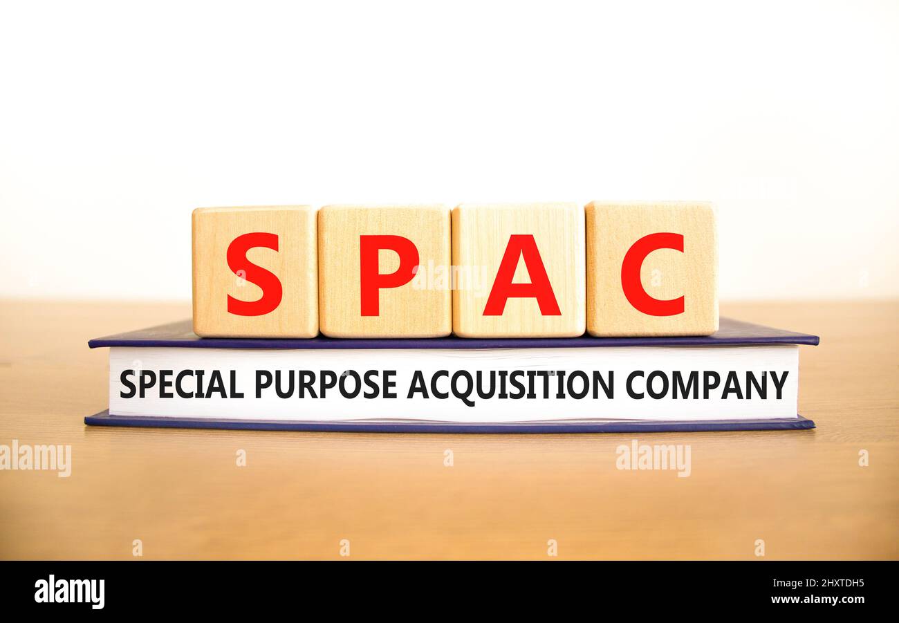 SPAC special purpose acquisition company symbol. Concept words SPAC ...