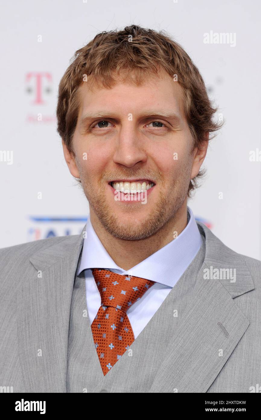 Dirk Nowitzki at the 2011 T-Mobile NBA All-Star Game, held at LA Live ...