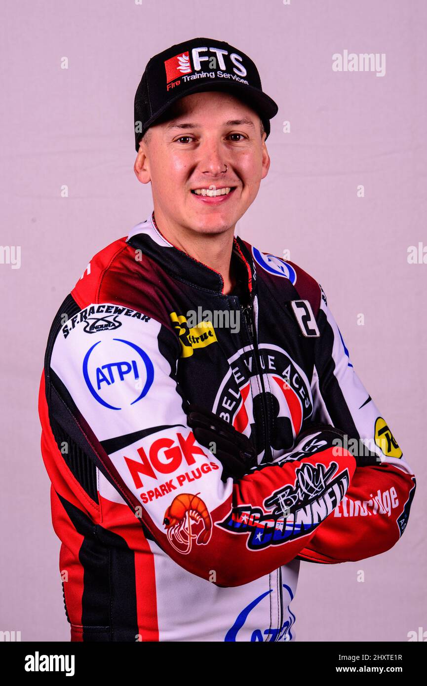 MANCHESTER, UK. MAR 14TH Jye Etheridge - Belle Vue 'ATPI' Aces during ...