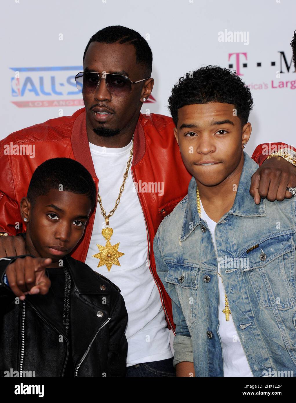 Sean P. Diddy Combs at the 2011 T-Mobile NBA All-Star Game, held at LA ...