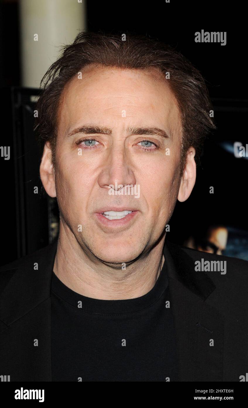 Nicolas Cage during the premiere of Drive Angry held at the Arclight ...