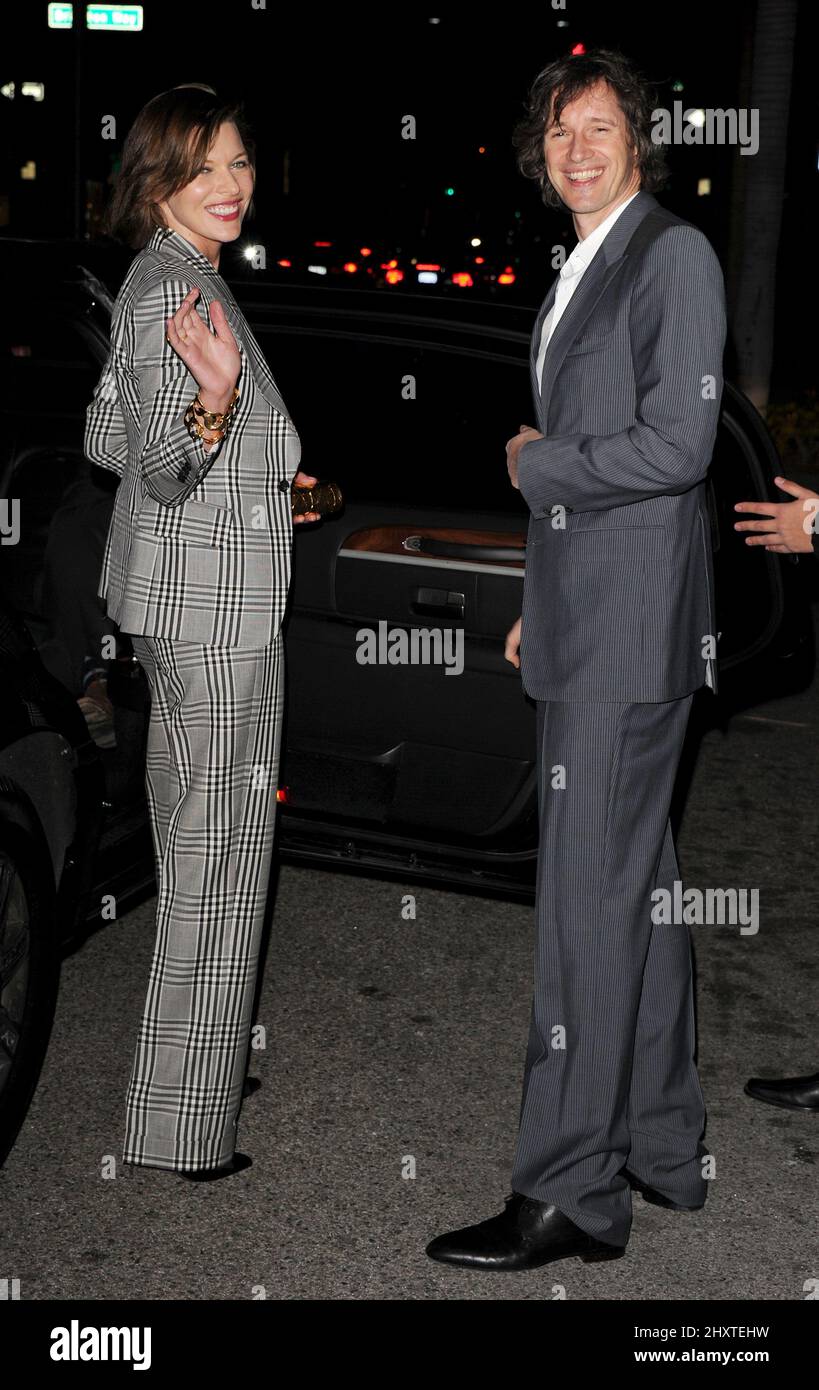 Milla Jovovich at the Tom Ford Beverly Hills Store Opening held, Los ...