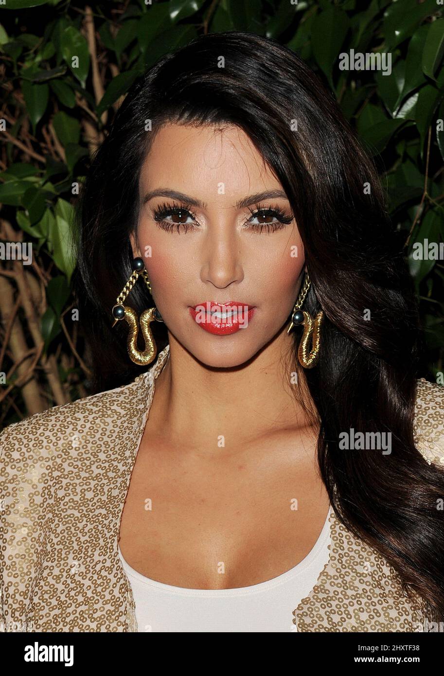 Kim Kardashian at the QVC Red Carpet Style Party at the Four Seasons ...