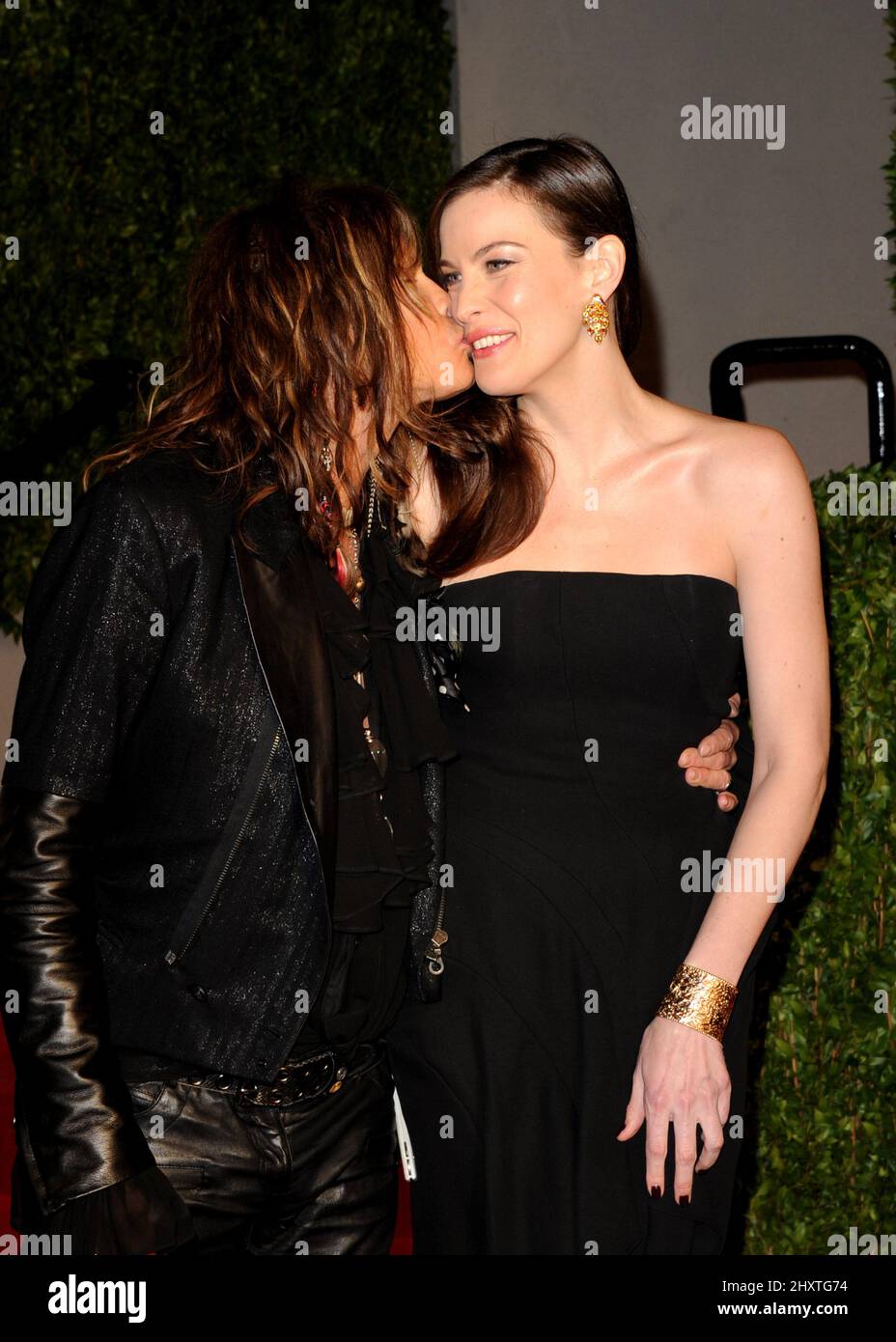 Steven Tyler and Liv Tyler during the 2011 Vanity Fair Oscar Party ...