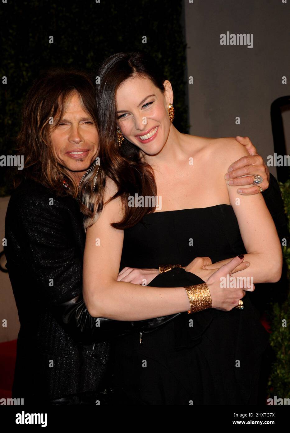 Steven Tyler and Liv Tyler during the 2011 Vanity Fair Oscar Party ...