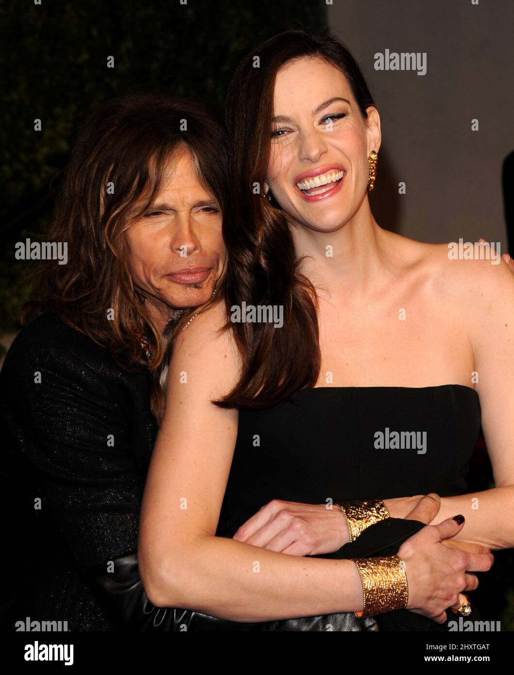 Steven Tyler and Liv Tyler during the 2011 Vanity Fair Oscar Party ...