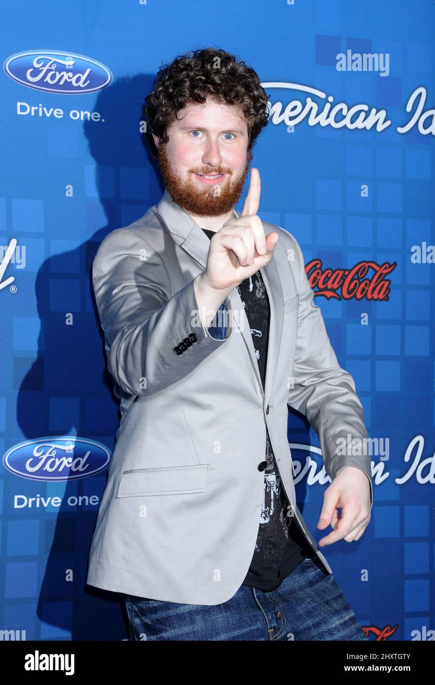 Casey Abrams at the American Idol Season 10 Top 13 Finalists Party held ...