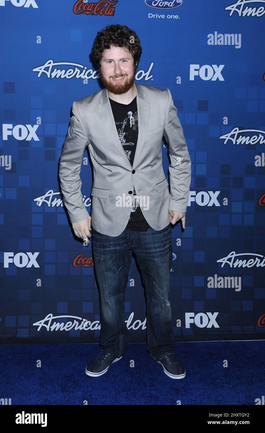 Casey Abrams at the American Idol Season 10 Top 13 Finalists Party held ...