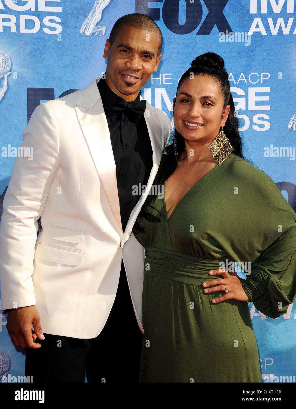 Aaron Spears arriving at The 42nd NAACP Image Awards at the Shrine ...