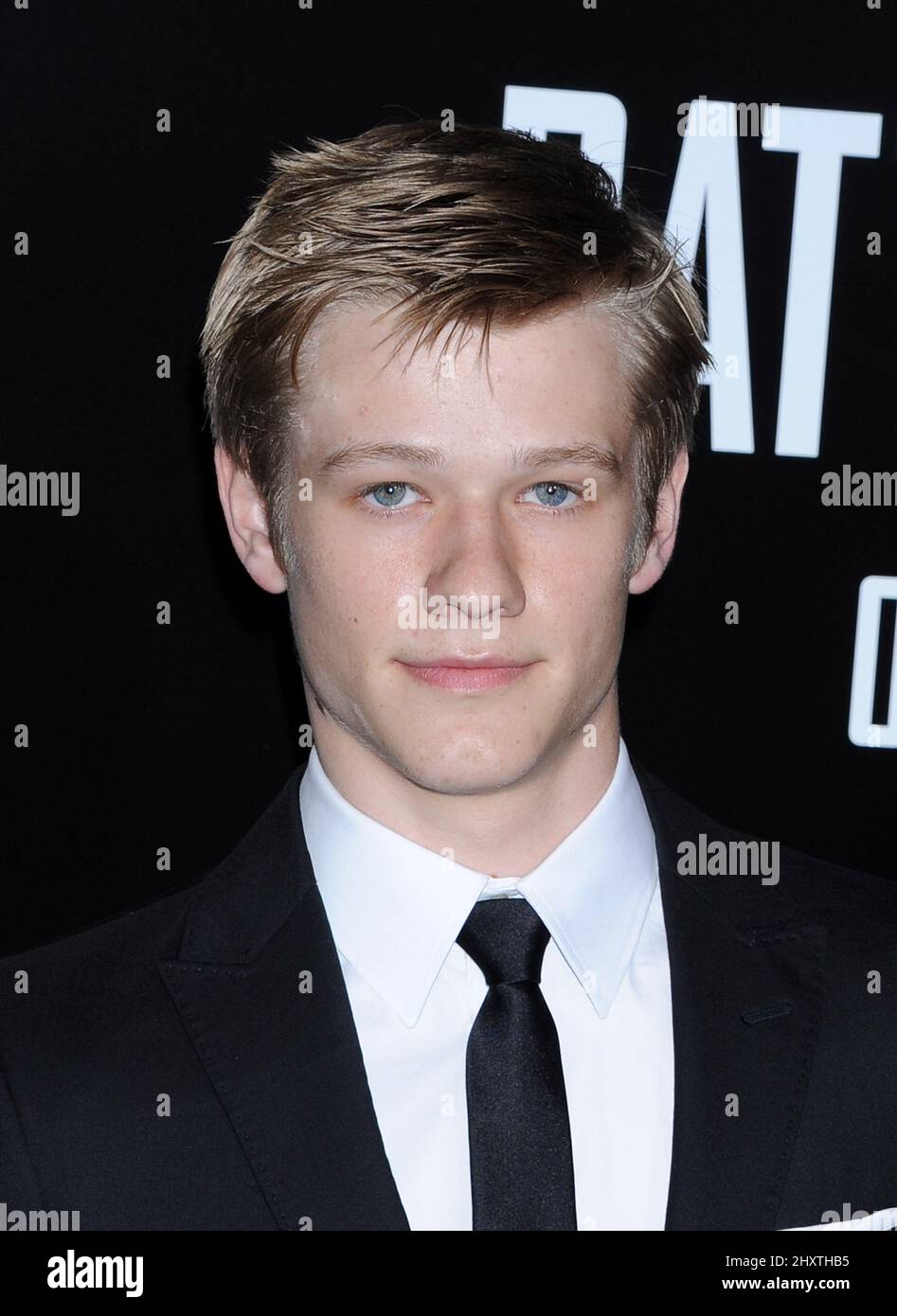Lukas Till attending the "Battle: Los Angeles" premiere held at the ...