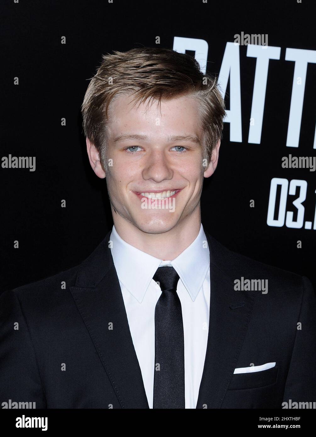 Lukas Till attending the "Battle: Los Angeles" premiere held at the ...