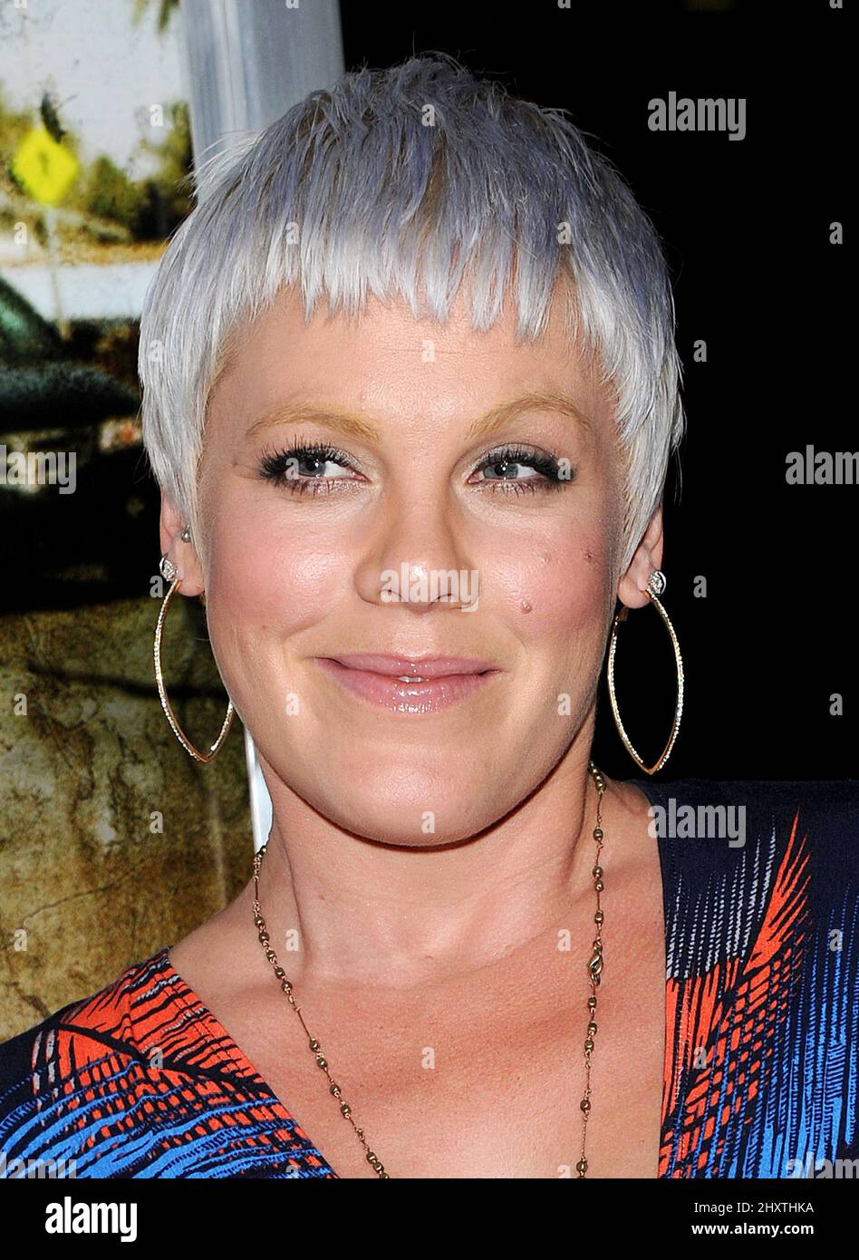 Pink at the Los Angeles premiere of "The Lincoln Lawyer" at the ...