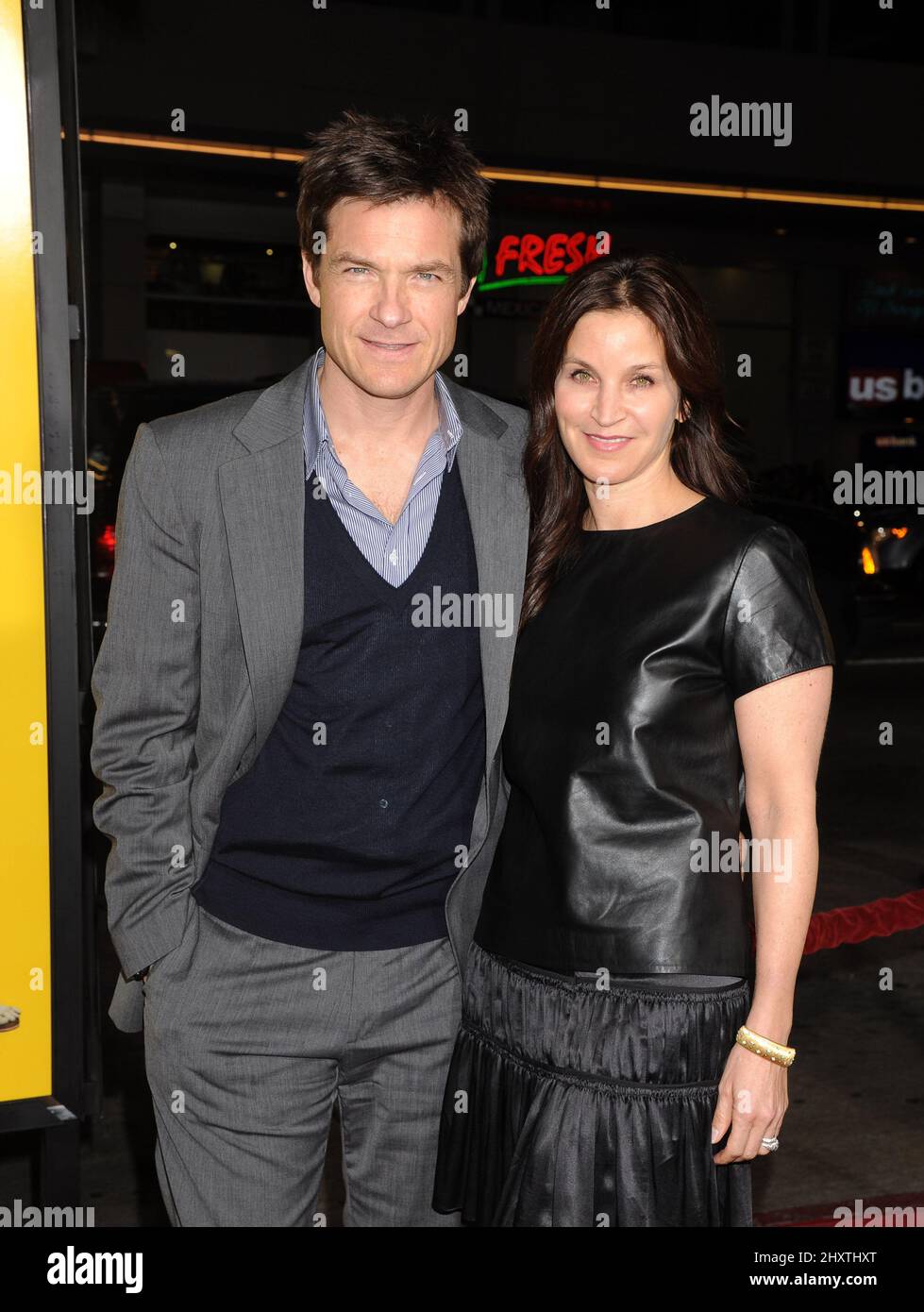 Jason Bateman and Amanda Anka attending the "Paul" American premiere ...