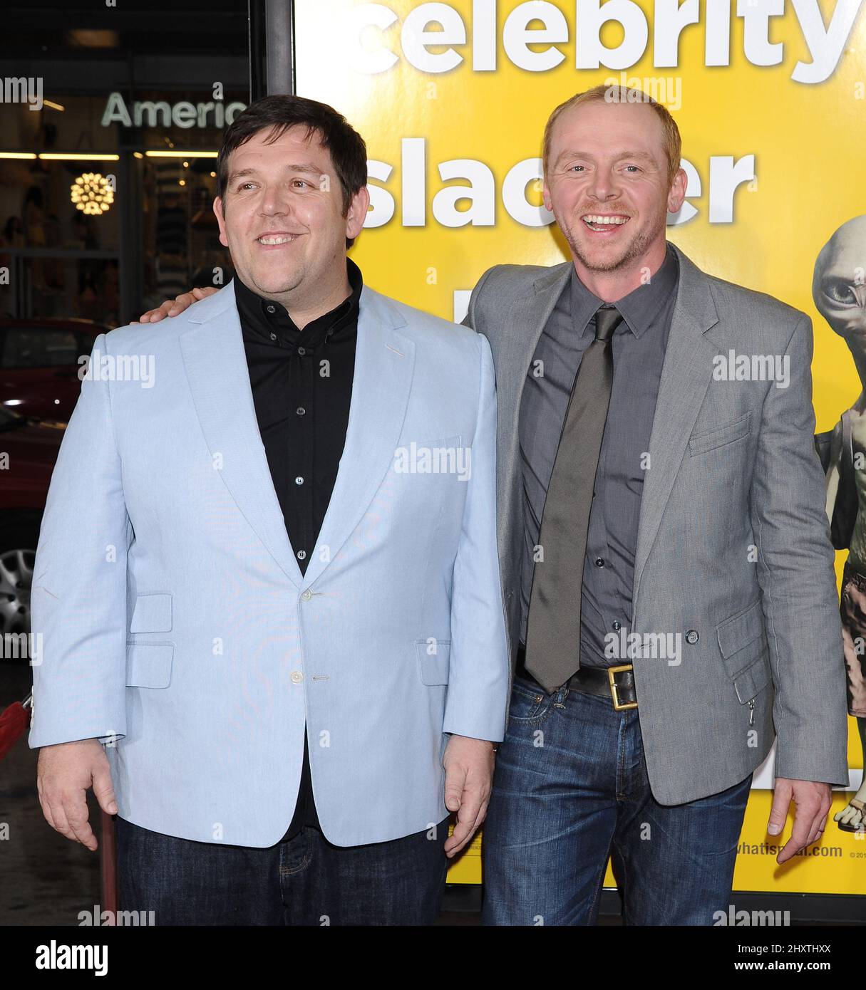 Nick frost simon pegg los hi-res stock photography and images - Alamy