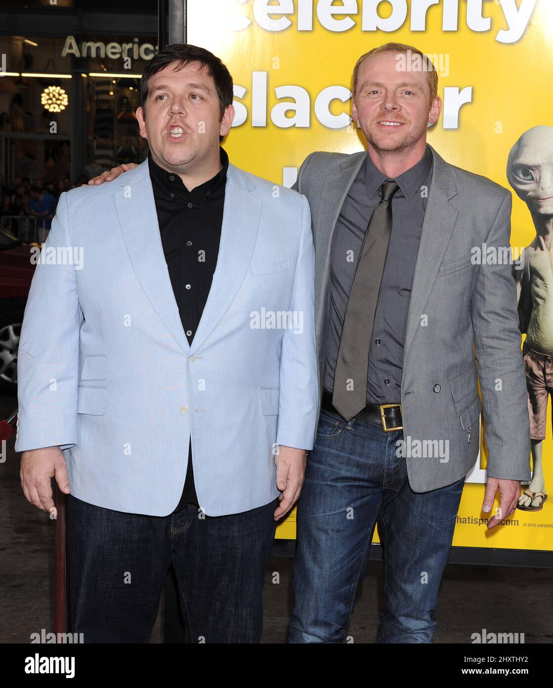Nick frost simon pegg los hi-res stock photography and images - Alamy