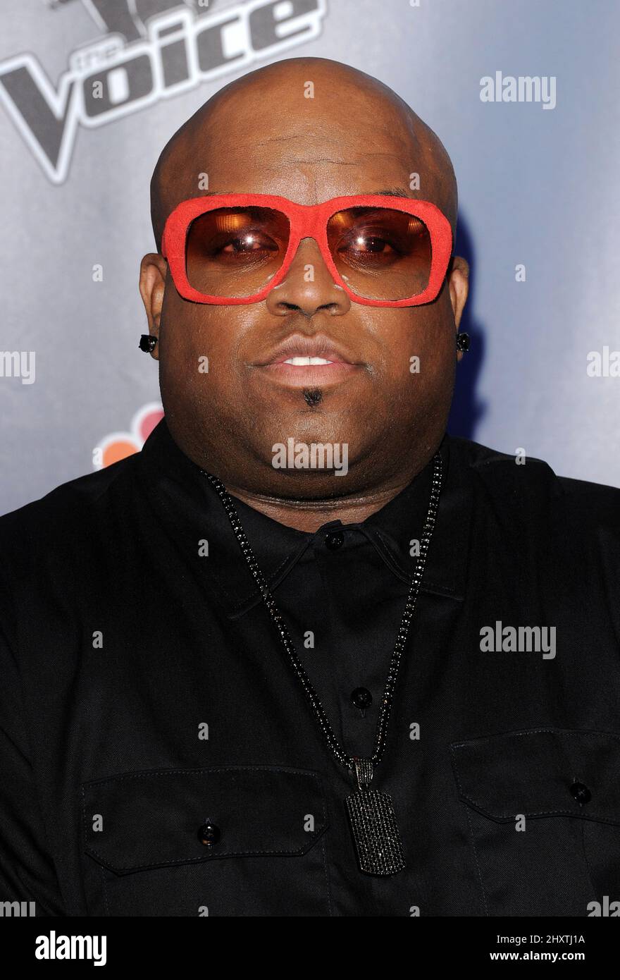 Cee Lo Green at the press junket for "The Voice" at the LA Center ...