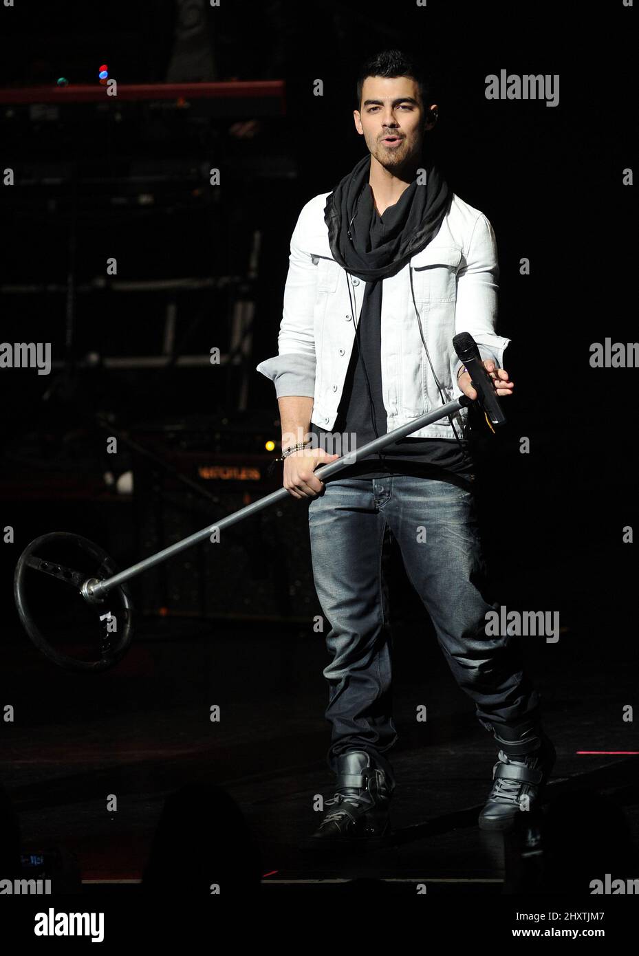 Joe Jonas, of the Jonas Brothers performs during the 'Concert for Hope ...