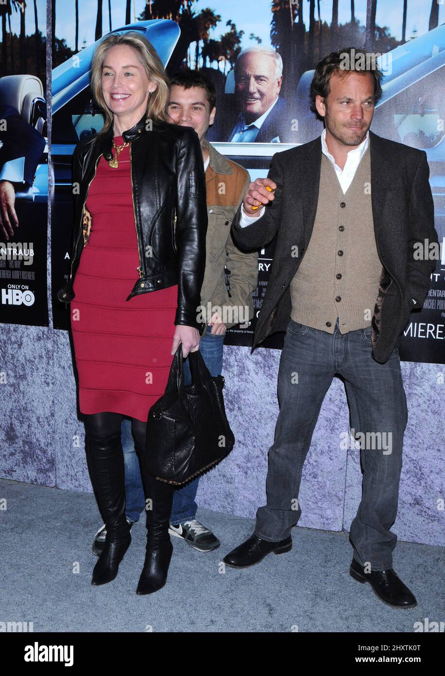 Emile Hirsch, Sharon Stone and Stephen Dorff during the HBO's "His Way ...