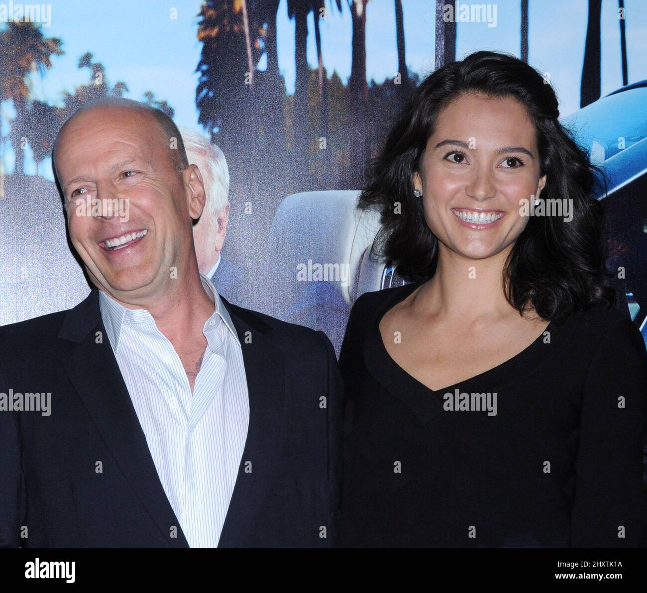 Bruce Willis and Emma Heming during the HBO's "His Way" Los Angeles ...