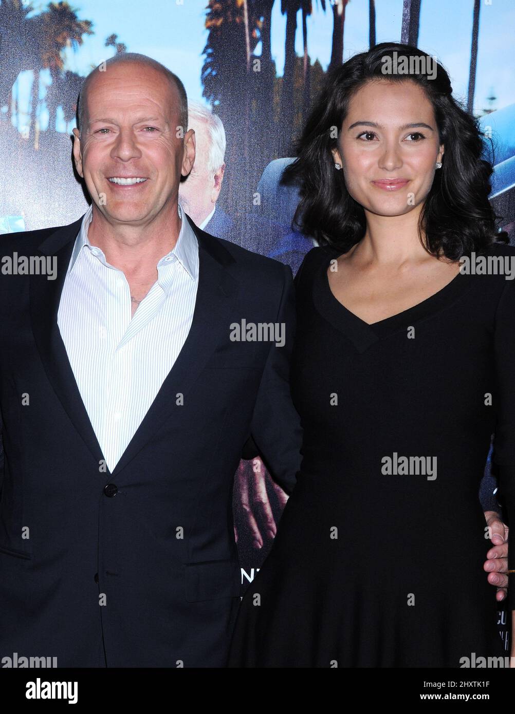 Bruce Willis and Emma Heming during the HBO's "His Way" Los Angeles ...