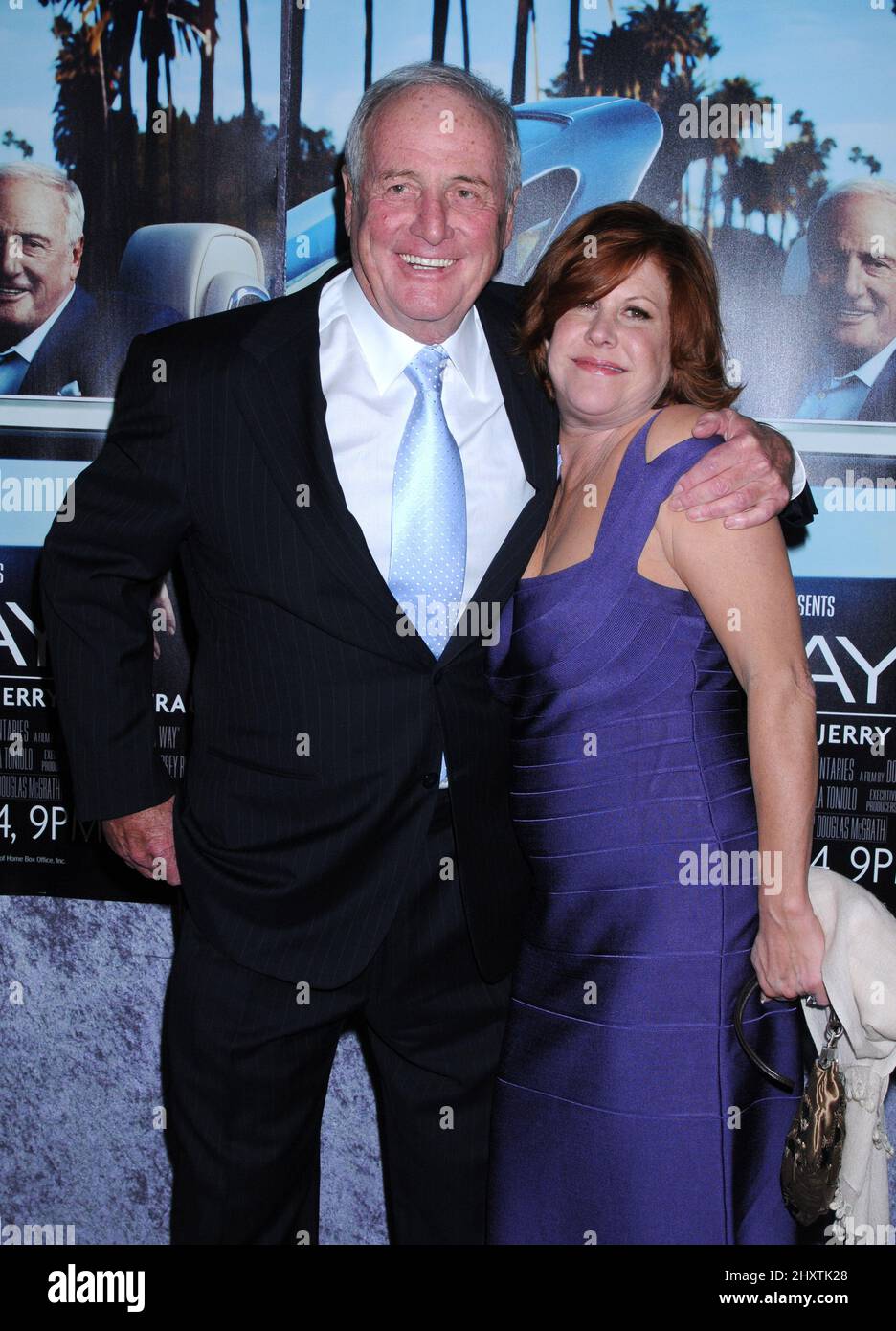 Jerry Weintraub and Jane Morgan during the HBO's "His Way" Los Angeles ...