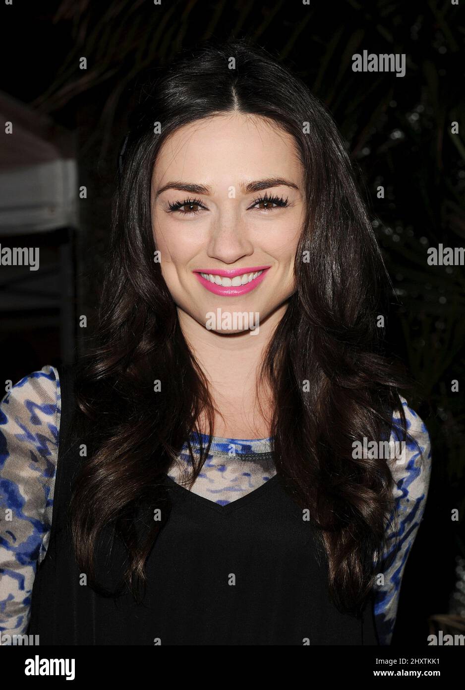 Crystal Reed at the NYLON Magazine 12th Anniversary Issue Party with ...