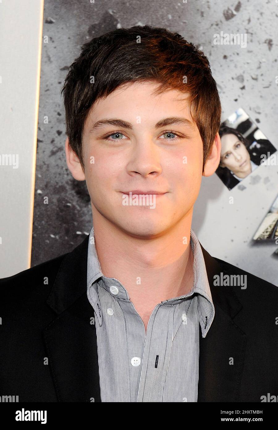Logan Lerman during the "Source Code" Los Angeles Premiere held at the ...