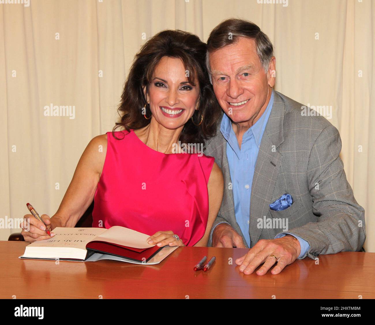 Susan Lucci and Helmut Huber during a book signing for "All My Life: A ...