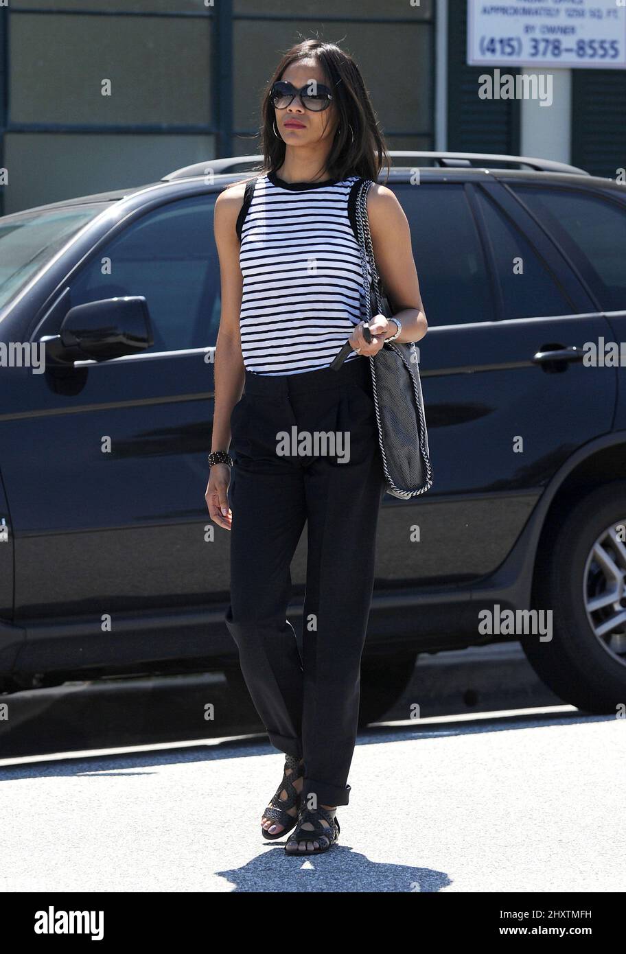 Zoe saldana is seen hi-res stock photography and images - Alamy