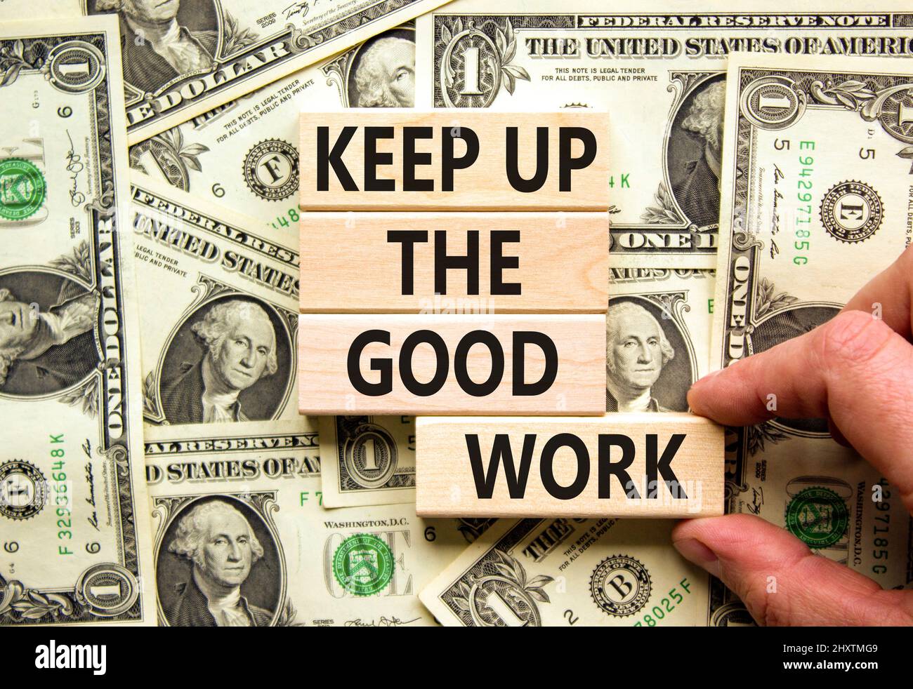 Keep up the good work symbol. Concept words Keep up the good work on ...