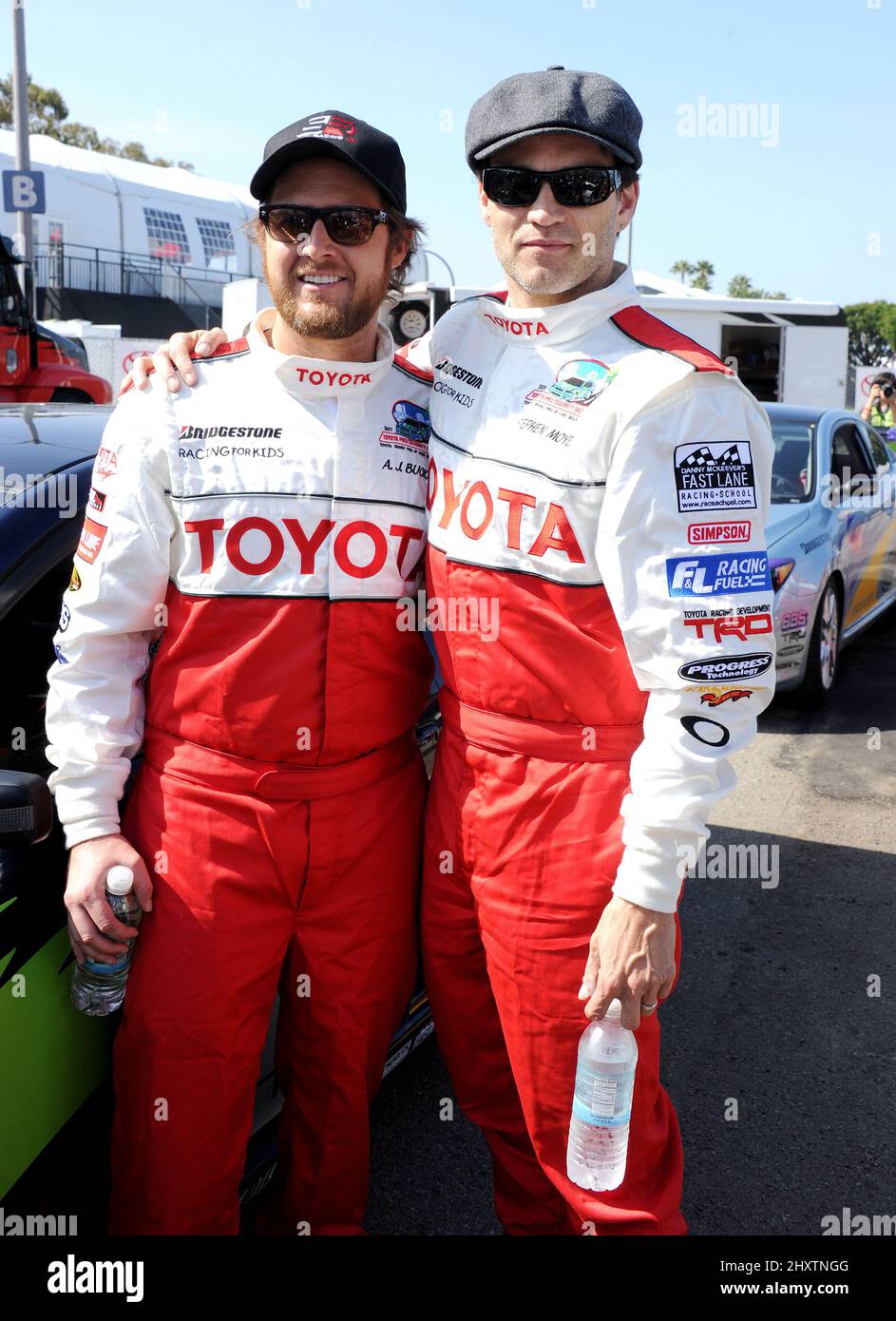 AJ Buckley and Stephen Moyer participates in the 35th Annual Toyota Pro ...