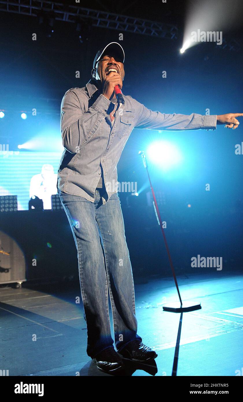 Darius Rucker performs at the North Carolina Azalea Festival held at ...