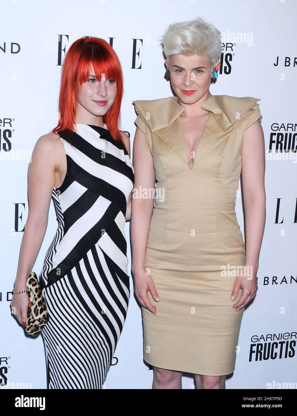 Hayley Williams and Robyn attending ELLE's Second Annual Women In Music ...