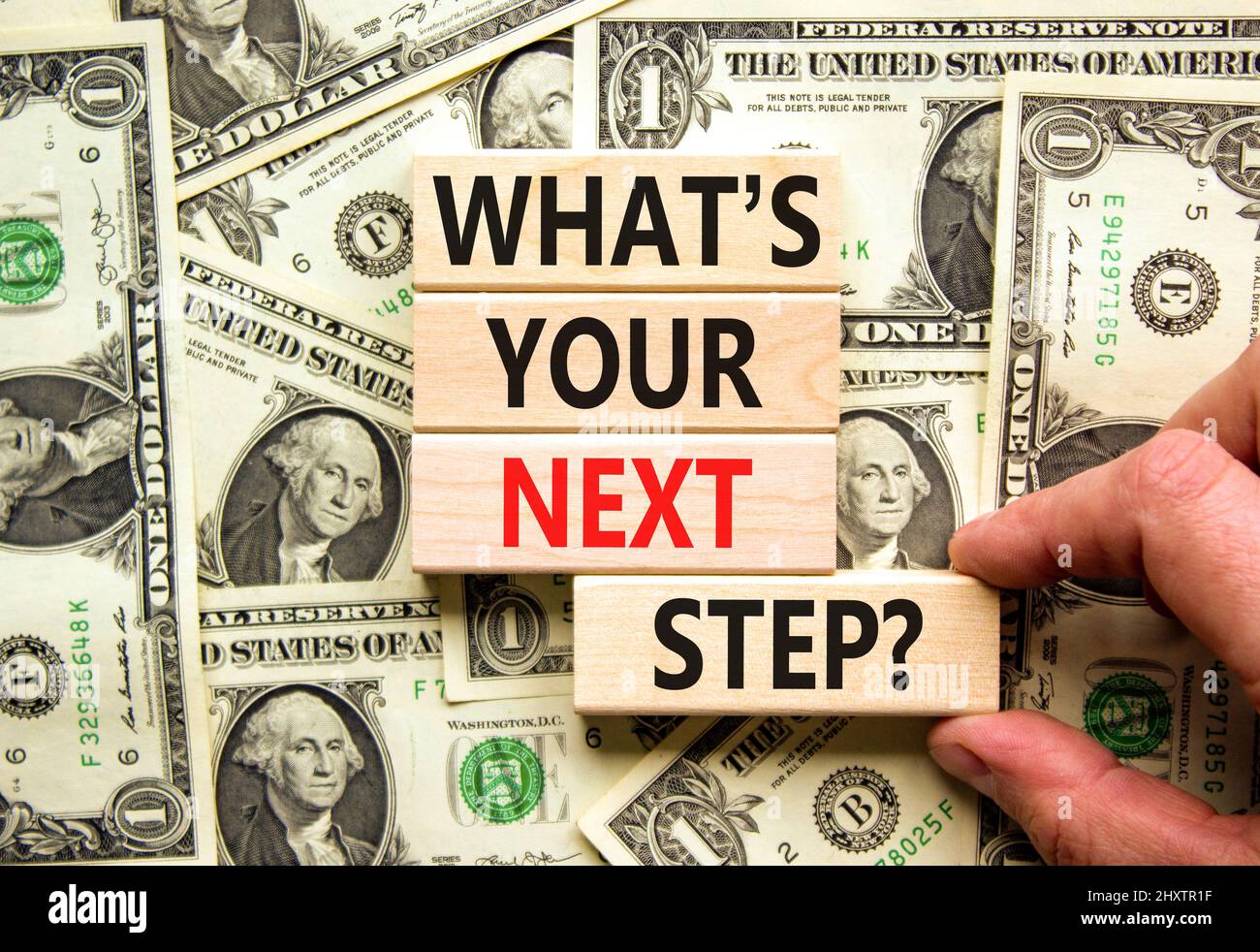 What is your next step symbol. Concept words What is your next step on ...