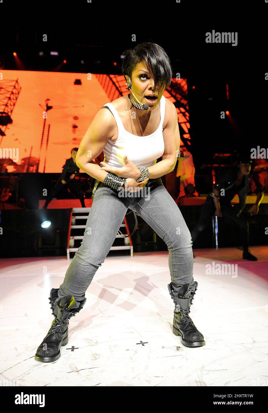 Janet Jackson performs live on her "Number Ones: Up Close & Personal ...