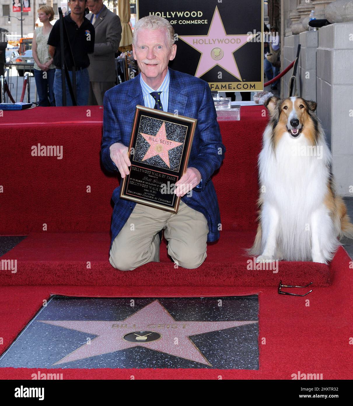 Bill Geist is honored with a Star on the Hollywood Walk of Fame held at ...