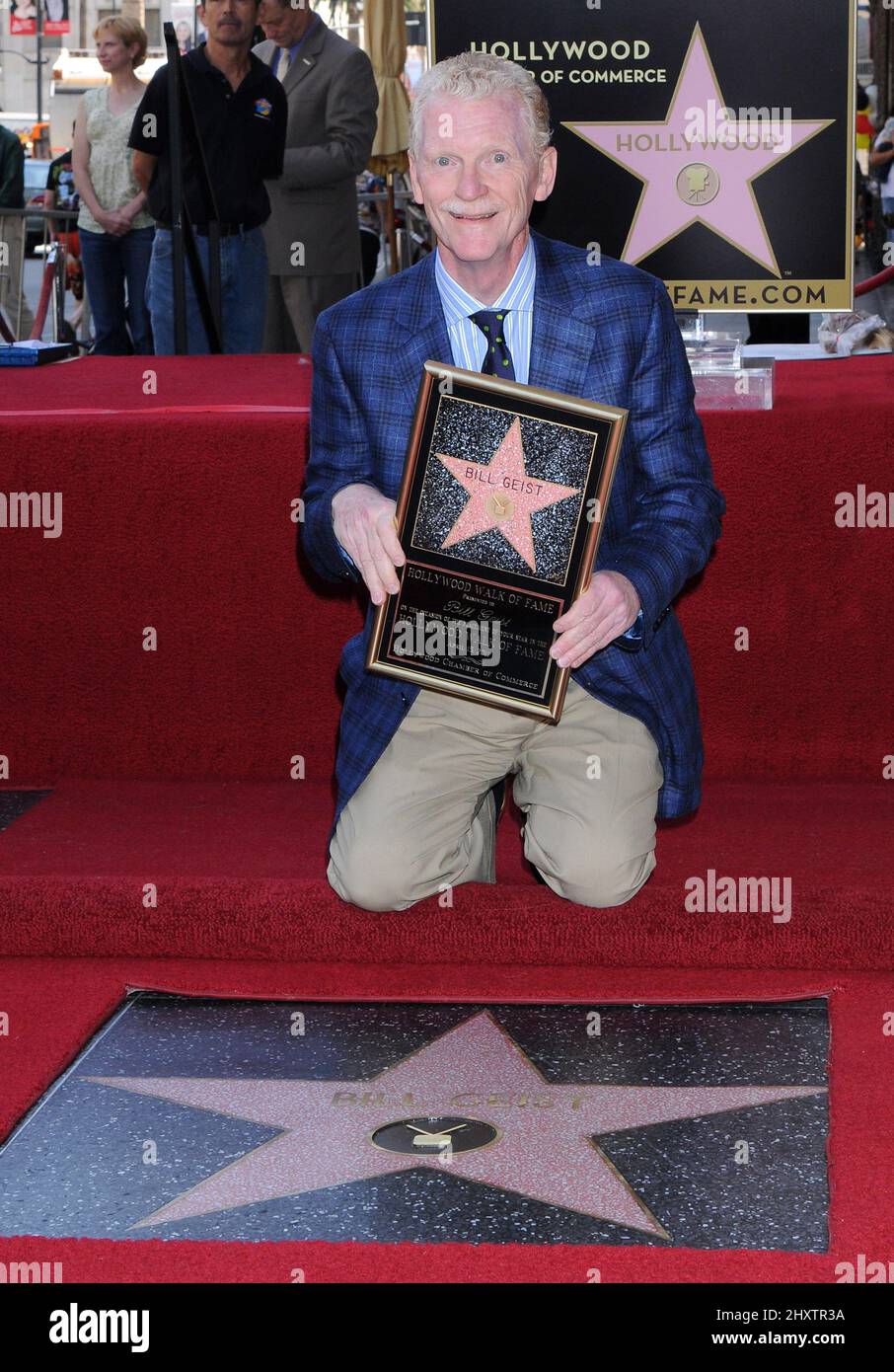 Bill Geist is honored with a Star on the Hollywood Walk of Fame held at ...
